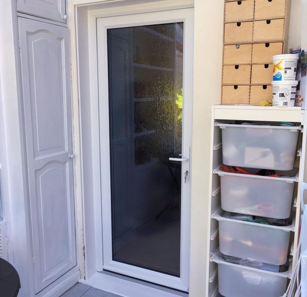 A New White PVCu Resi-Door in Surrey - Back Doors by SCI WIndows